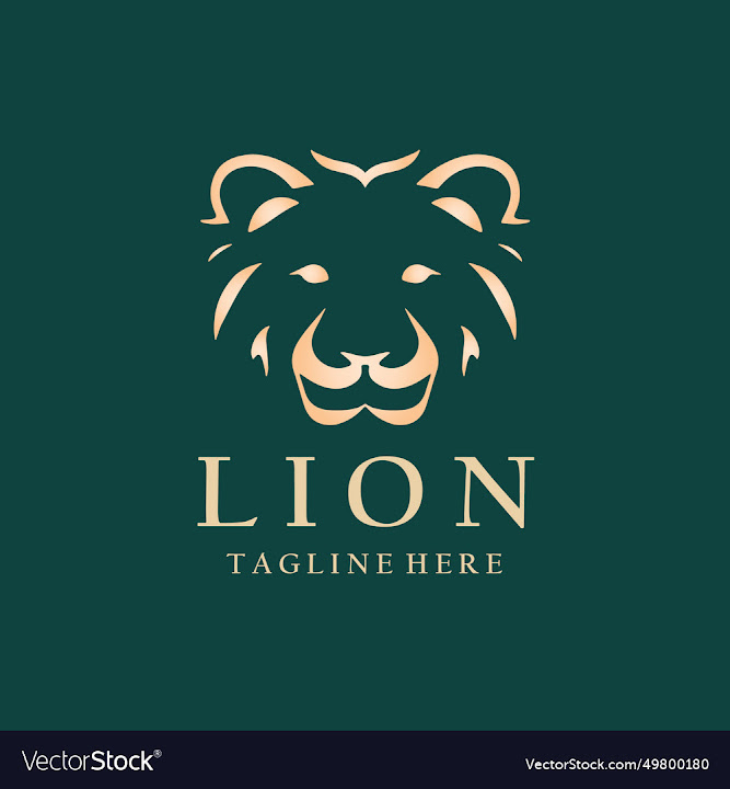 Free: lion head logo design template - nohat.cc