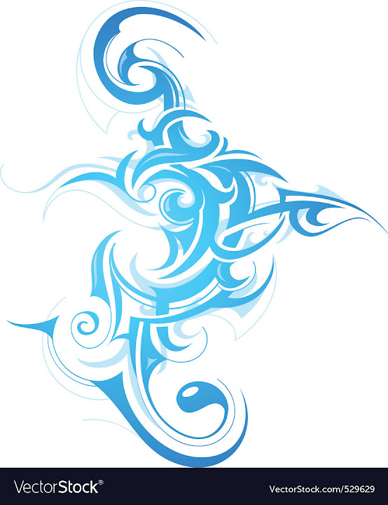Free: Tribal tattoo vector image - nohat.cc