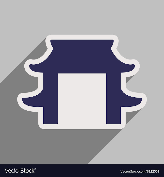 Free: Japanese arch vector image - nohat.cc