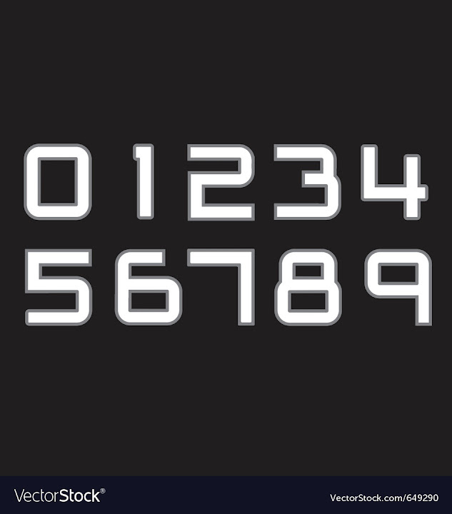 Free: Rugby jersey numbers vector image - nohat.cc