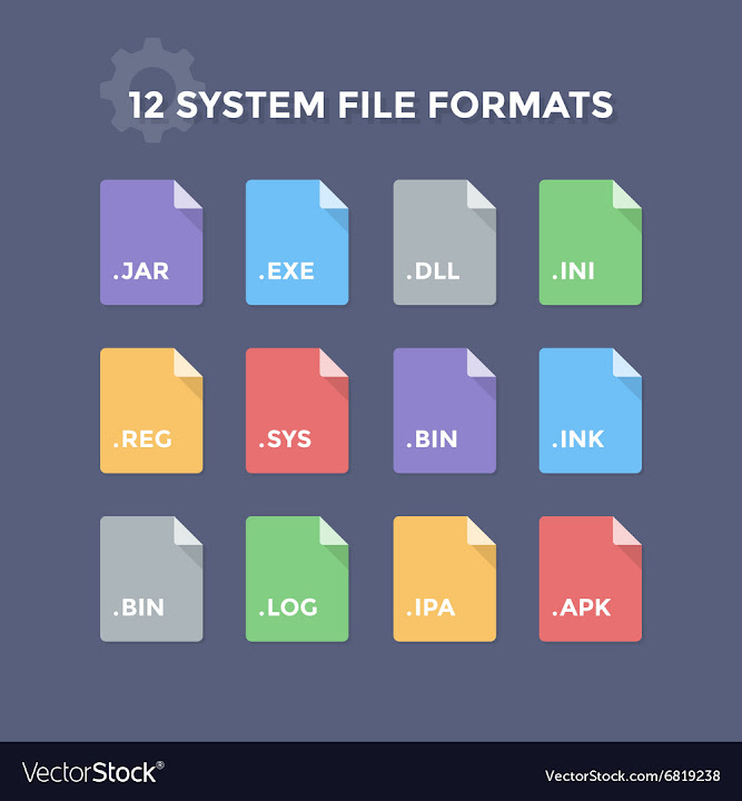 Free: System File Formats vector image - nohat.cc
