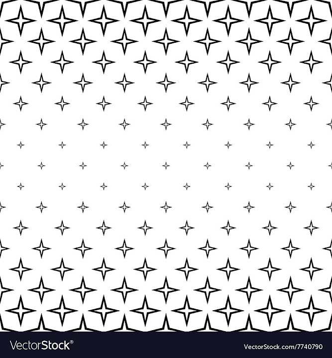 Free: Repeating monochrome star cross pattern vector image - nohat.cc