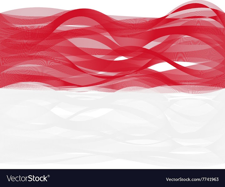 Free: Wave line flag of Indonesia vector image - nohat.cc