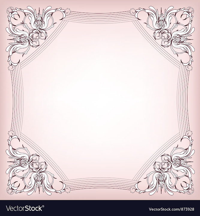 Free: Baroque floral frame vector image - nohat.cc