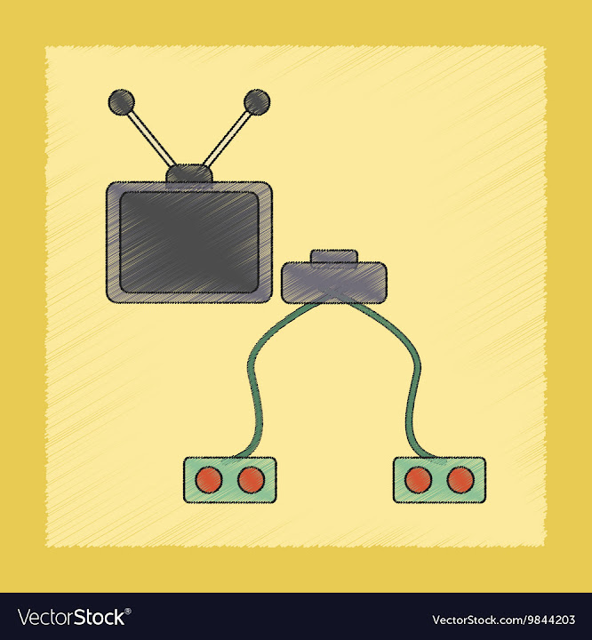 Free: Flat shading style icon Kids TV game console vector image - nohat.cc