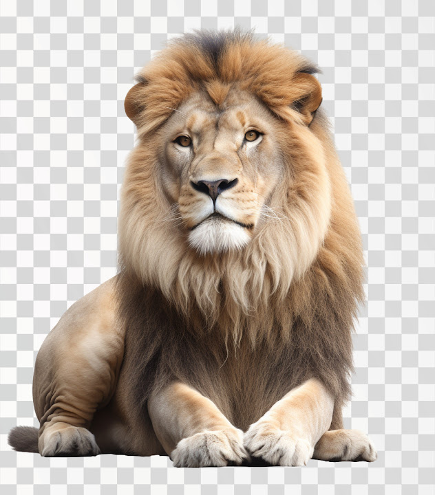 Free: A Lion - PNG transparent background - nohat.cc