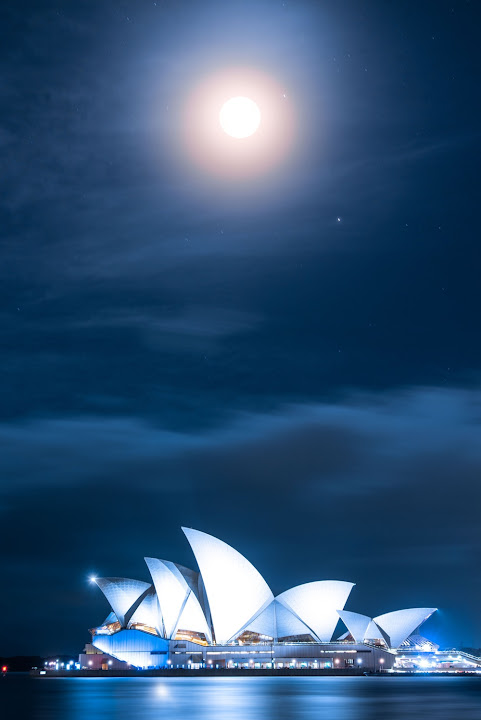 Free: Photo of Sydney Opera House at Night - nohat.cc