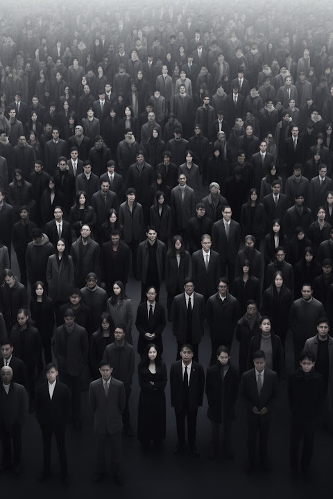 Free: Abstract illustration: The crowd - nohat.cc