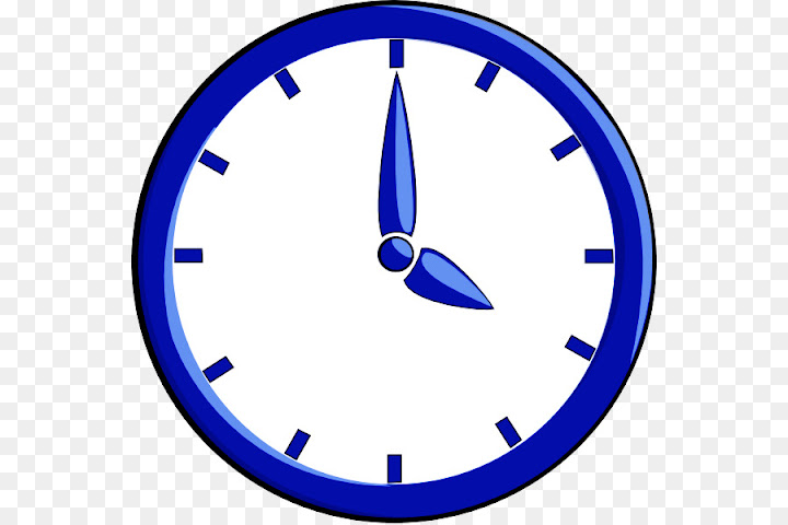 Free: blue clock clip art electric blue circle - nohat.cc