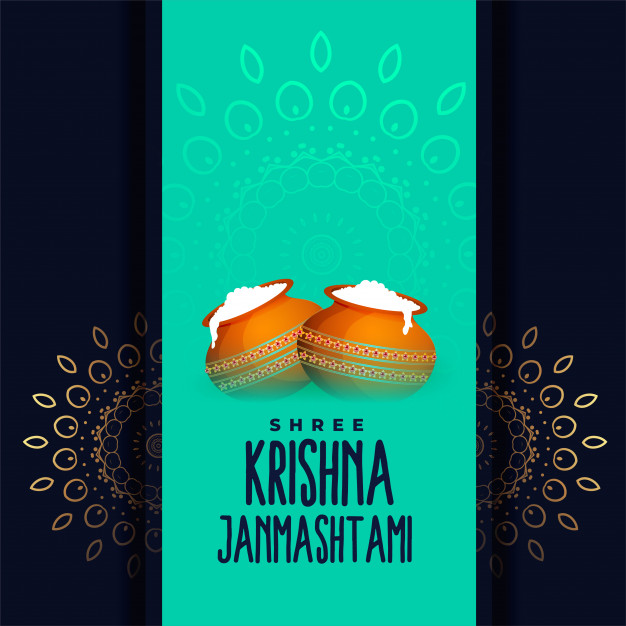 Free: Dahi handi for shree krishna janmashtami Free Vector - nohat.cc