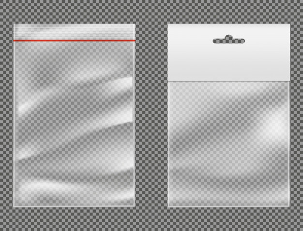 Free: Product packaging types with transparent plastic packets or bags ...