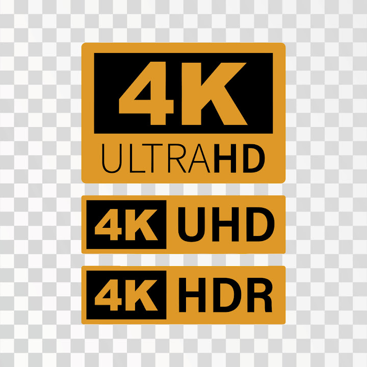Free: 4K UltraHD, UHD, HDR badges - PNG transparent - nohat.cc