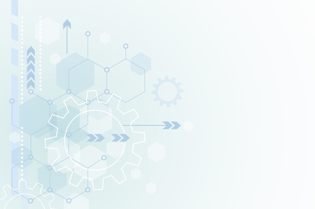 Free: White technology background Free Vector - nohat.cc