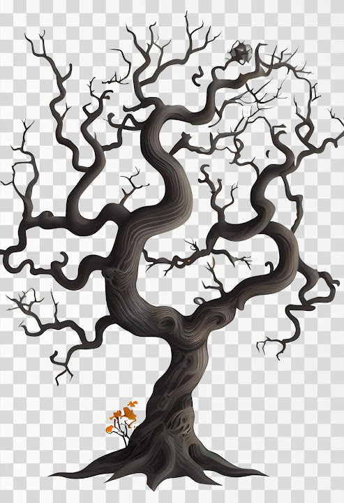 Free: Spooky Tree PNG transparent, halloween tree, tree with skull ...