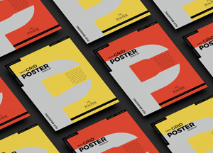 Free: Free Branding Grid Style Poster Mockup crid poster crid poster ...