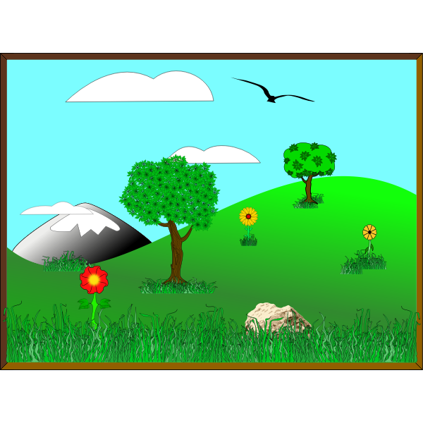 Free: SVG Inkscape Landscape 02a - nohat.cc