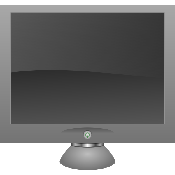 Free: SVG LCD screen with shadow vector graphics - nohat.cc