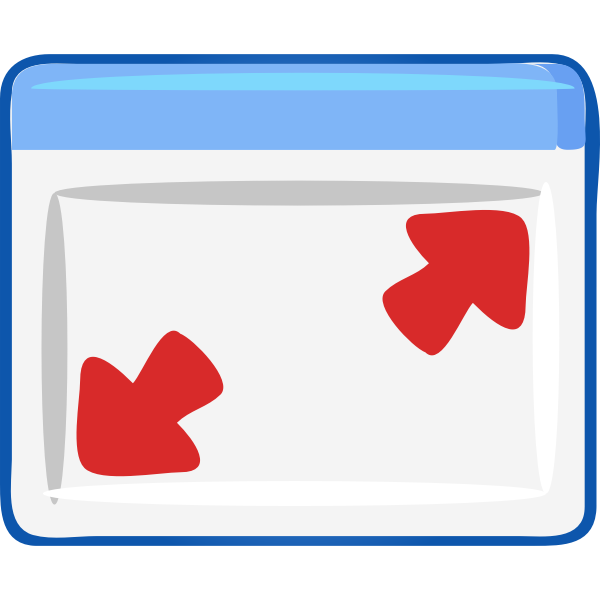 Free: SVG Computer windows maximize icon vector image - nohat.cc