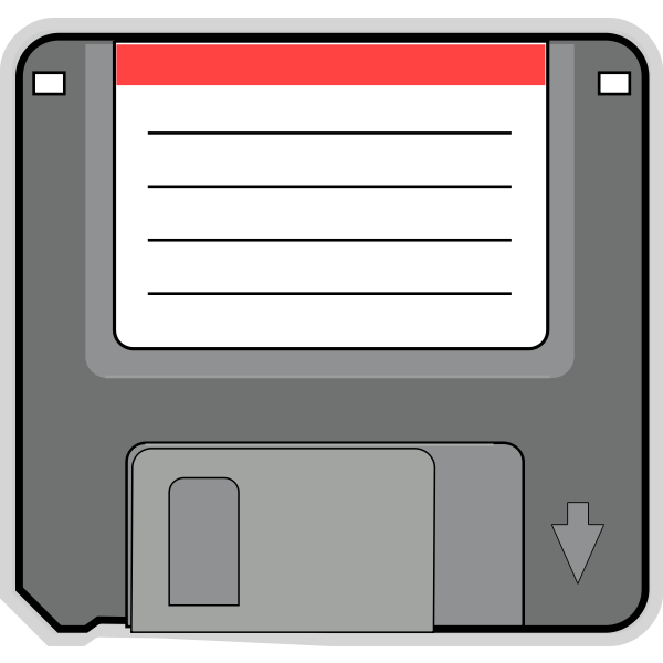 Free: SVG PC floppy disk vector image - nohat.cc