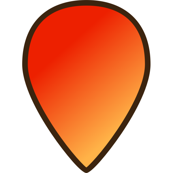 Free: SVG Map location pin icon vector image - nohat.cc