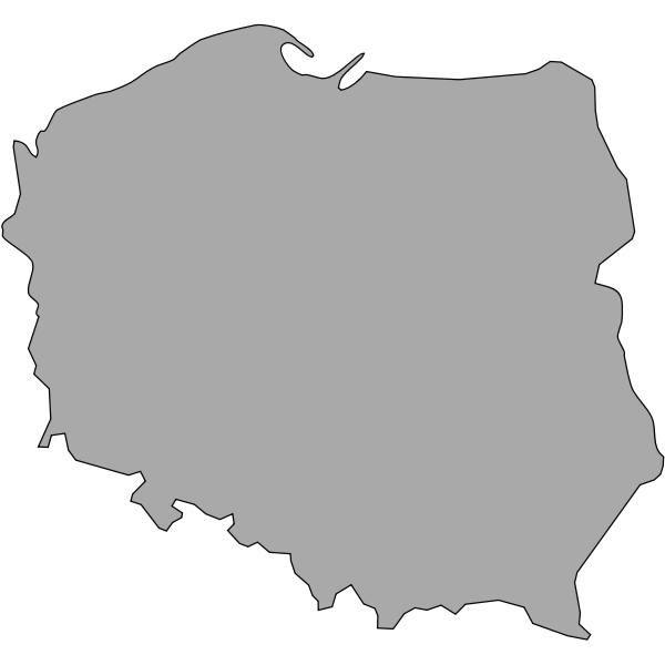 Free: SVG Map of Poland vector illustration - nohat.cc