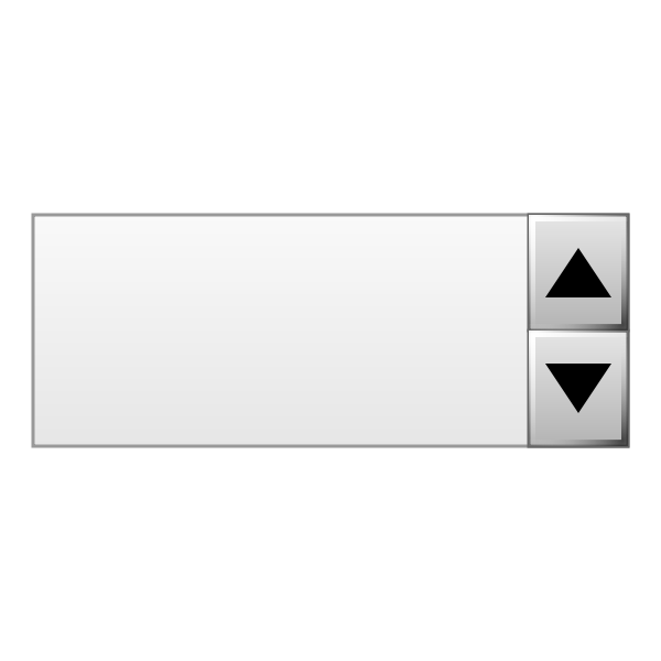 Free: SVG Spin box control panel vector image - nohat.cc