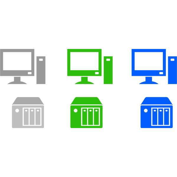 Free: SVG Desktops and servers vector image - nohat.cc