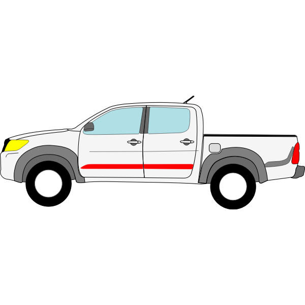 Free: SVG Toyota Hilux vector drawing - nohat.cc
