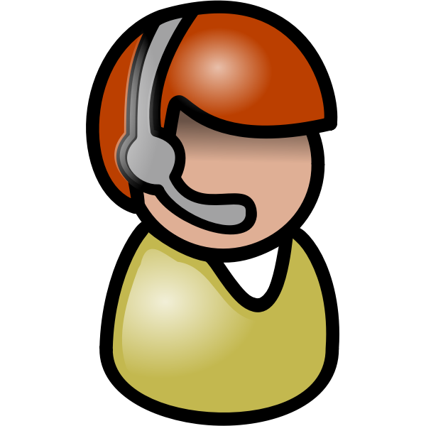 Free: SVG Male Indian telephone operator icon vector drawing - nohat.cc