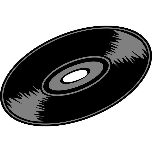 Free: SVG Vector graphics of vinyl record - nohat.cc
