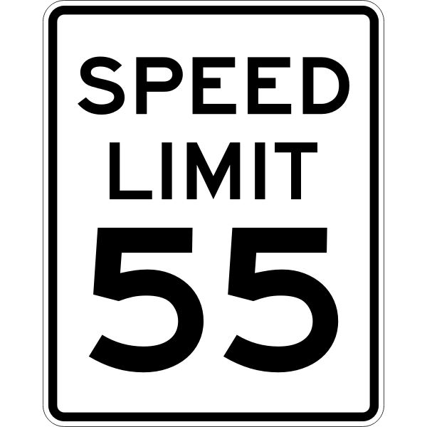 Free: SVG Speed limit 55 - nohat.cc