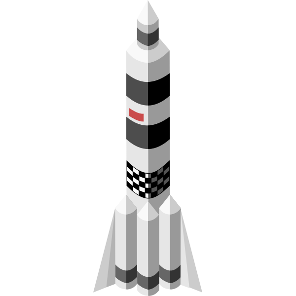 Free: SVG Isometric rocket - nohat.cc
