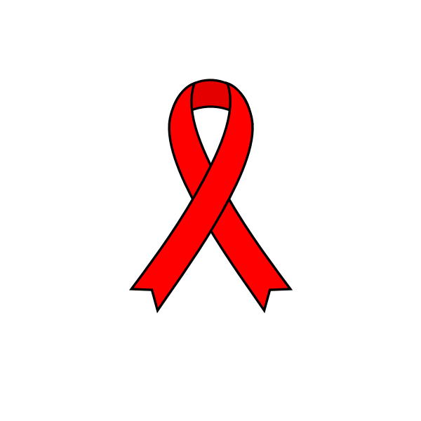 Free: SVG Red awareness ribbon vector image - nohat.cc