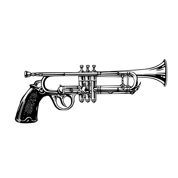 Free: SVG Gun and trumpet - nohat.cc