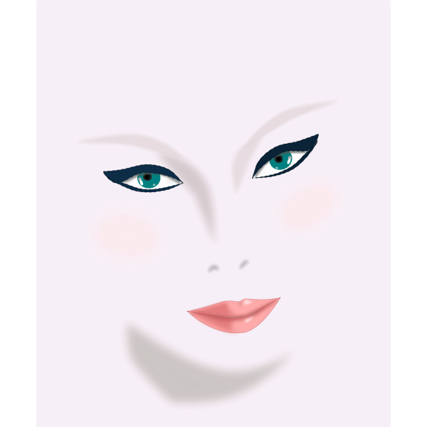 Free: SVG Pretty face - nohat.cc