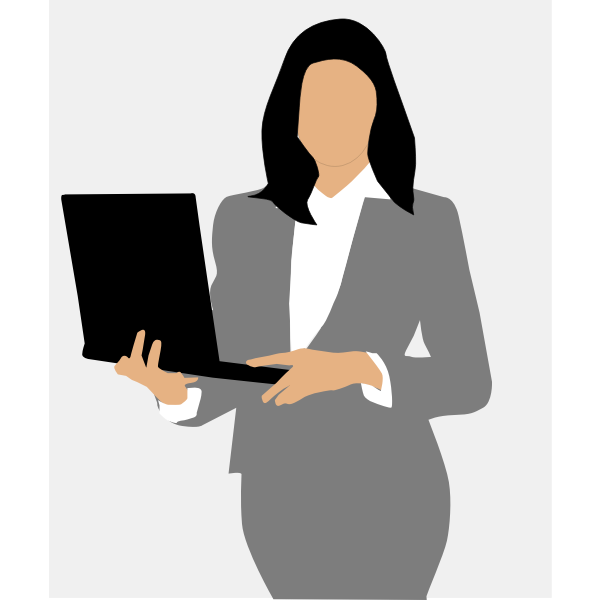 Free: SVG Female manager - nohat.cc