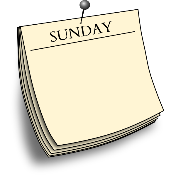 Free: SVG Sunday daily note - nohat.cc