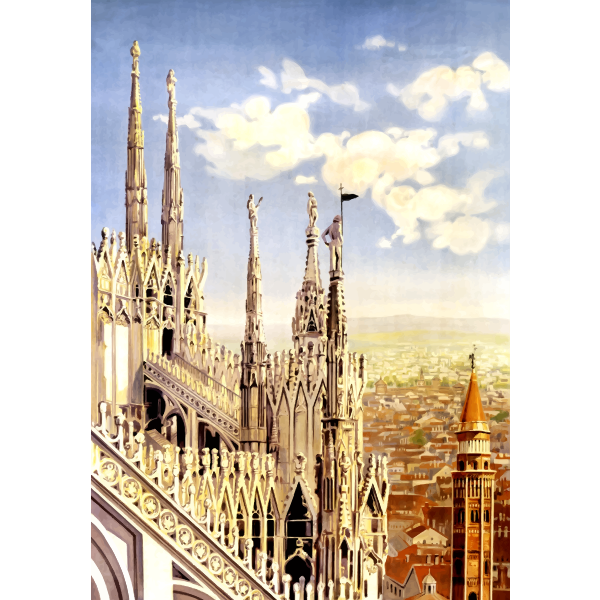 Free: SVG Milan039s cathedral - nohat.cc