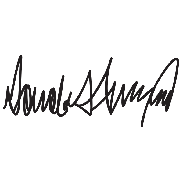 Free: SVG Donald Trump signature - nohat.cc