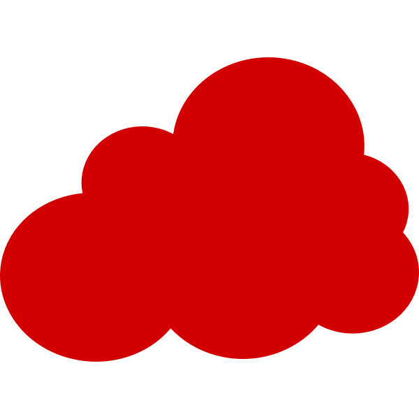 Free: SVG big red cloud - nohat.cc