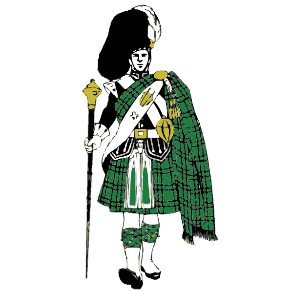 Free: SVG Scottish Highlander - nohat.cc