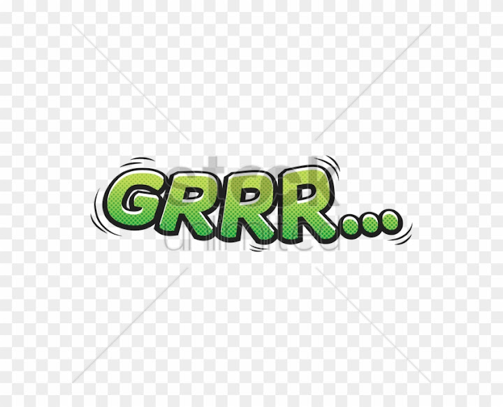 Free: Grrr Png Clipart Onomatopoeia Comics Clip Art - Word - nohat.cc