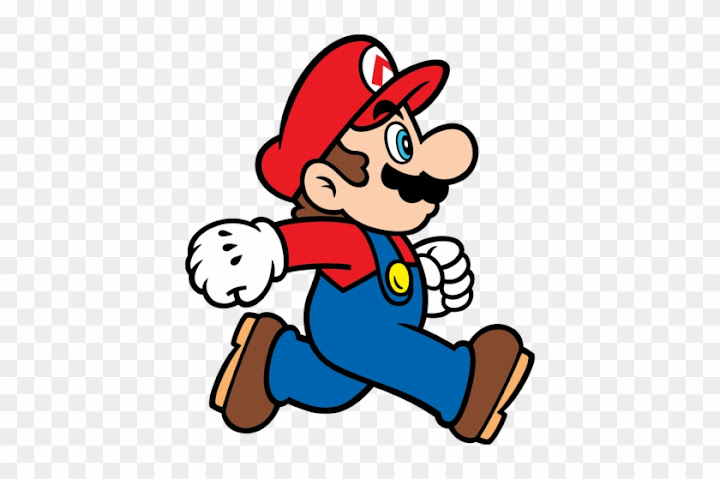 Free: File - Artwork - Mario-run - Svg - Mario Running Coloring Pages ...