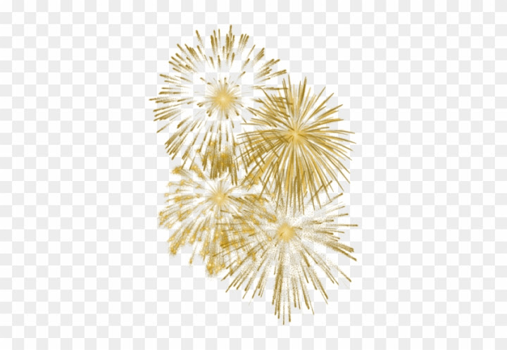 Free: Gold Fireworks Transparent Background - nohat.cc