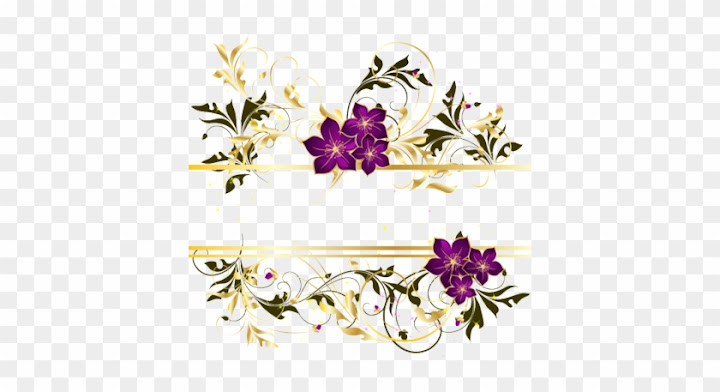 Free: Vintage Floral Vector Border Png - Colorful Swirl Border Png ...