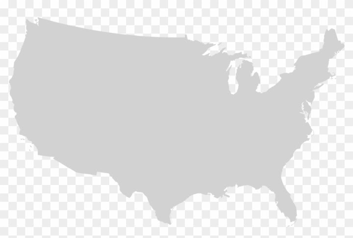Us Map Outline Png