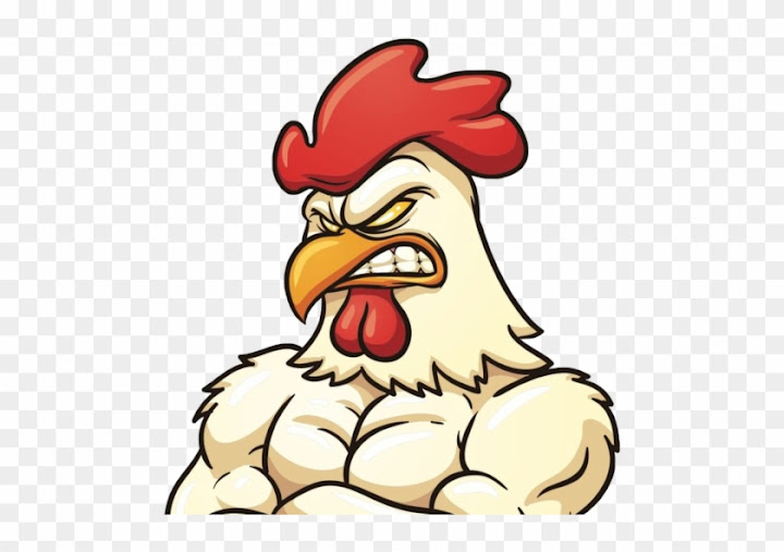 Free: Angry Chicken Cartoon Png - nohat.cc