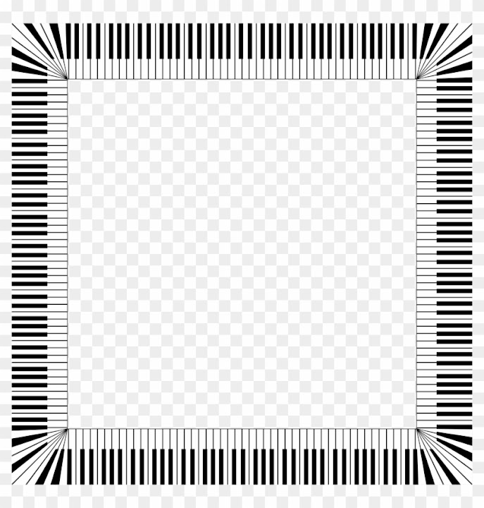 Free: Piano Keys Clip Art Border - Piano Border Clip Art - nohat.cc