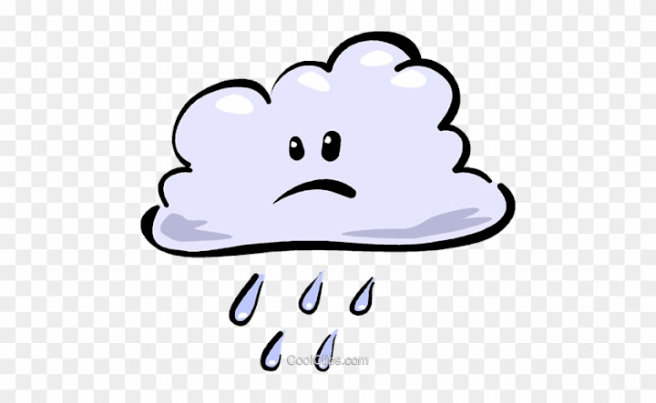 Free: Rain Cloud Clip Art - Cartoon Rain Cloud - nohat.cc