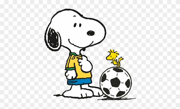Free: Snoopy And Woodstock Play Soccer - スヌーピー サッカー - nohat.cc